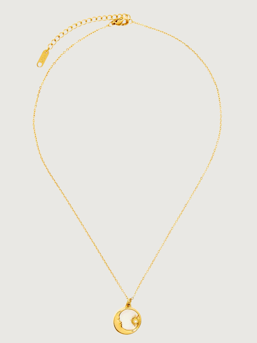 Nova Pendant Necklace in 18k Gold Plated Metal – The Jewels Jar