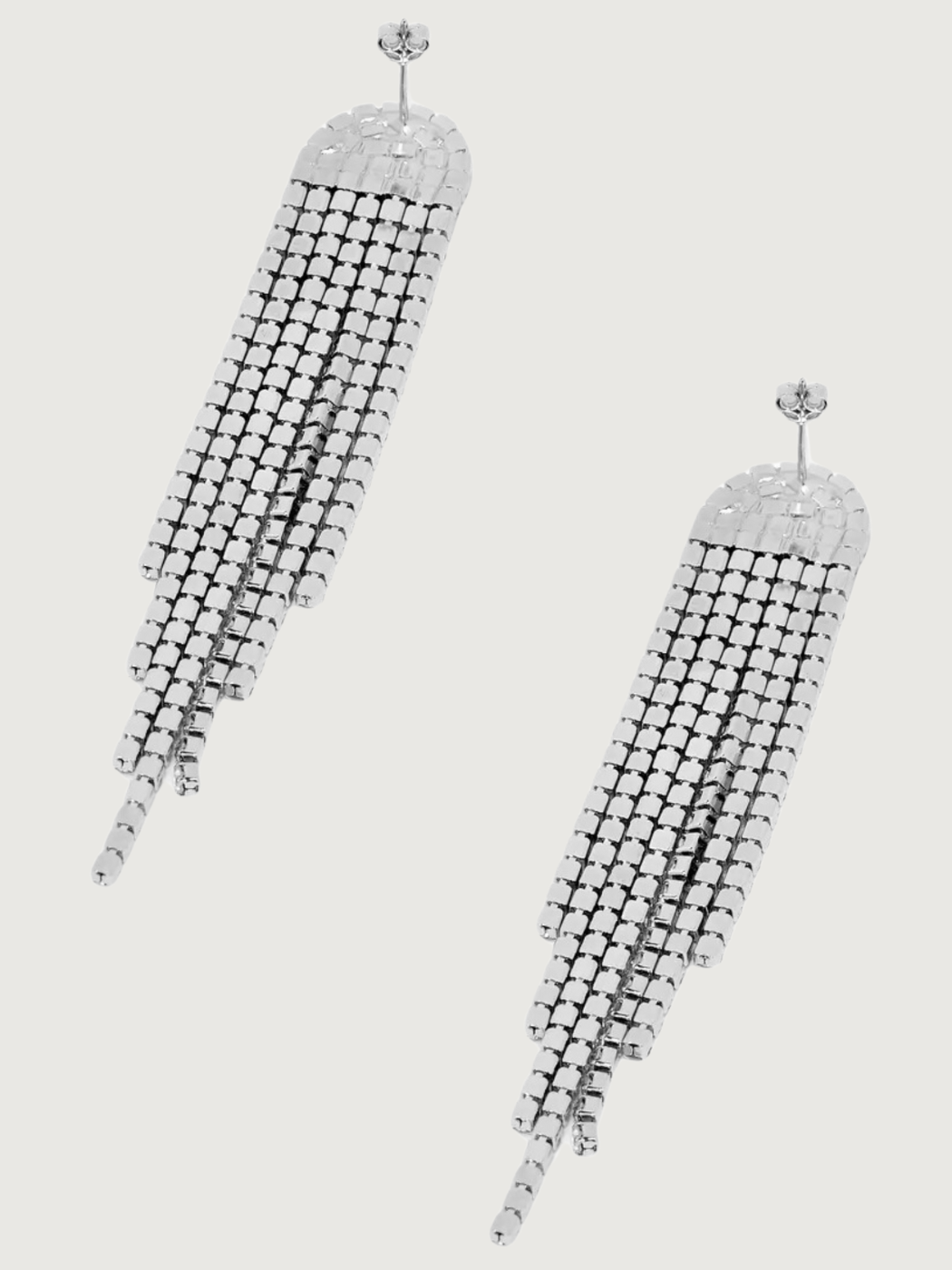 Sally Shimmer Earrings in Rhodium Plated Copper – The Jewels Jar