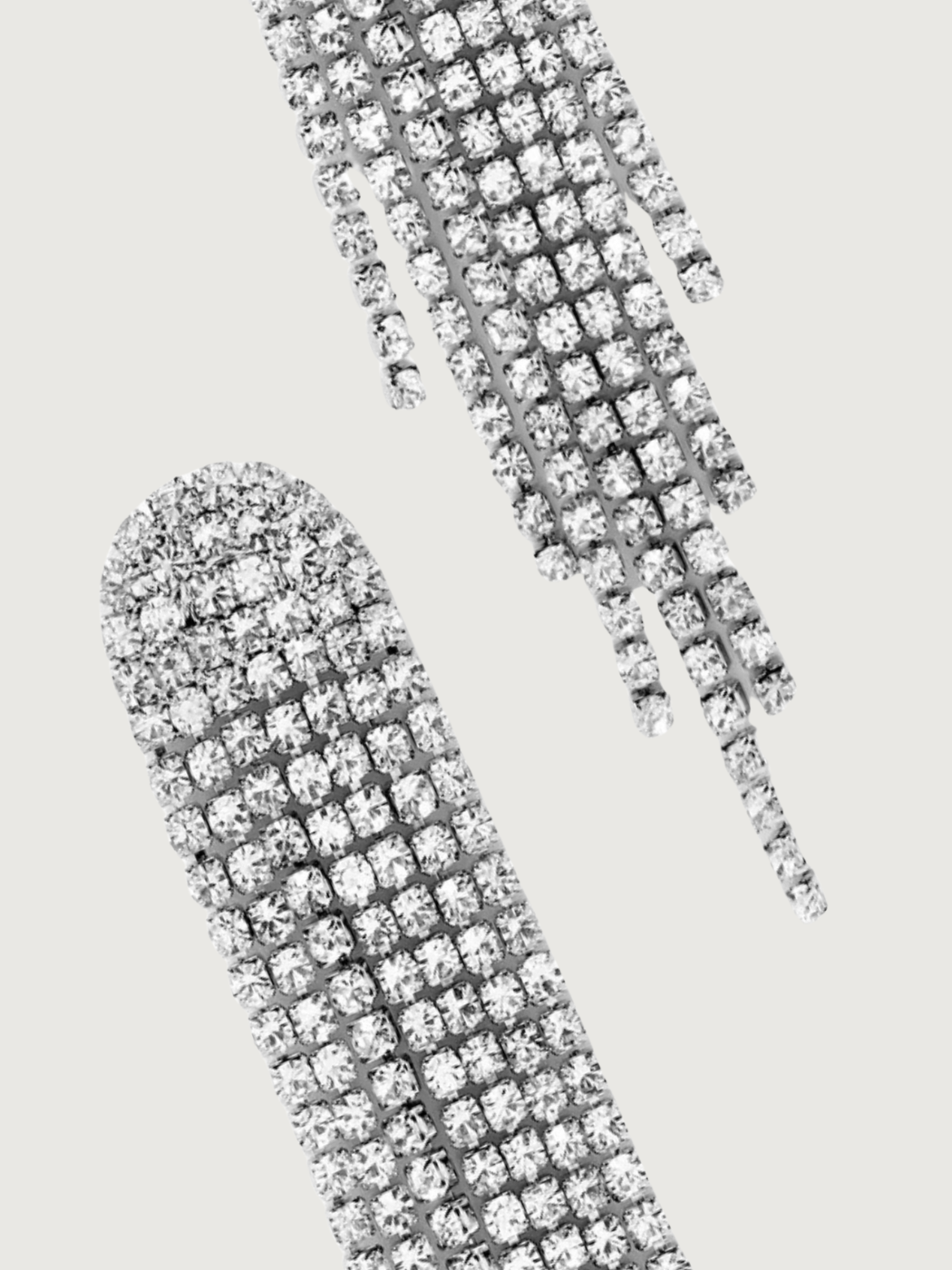 Sally Shimmer Earrings in Rhodium Plated Copper – The Jewels Jar